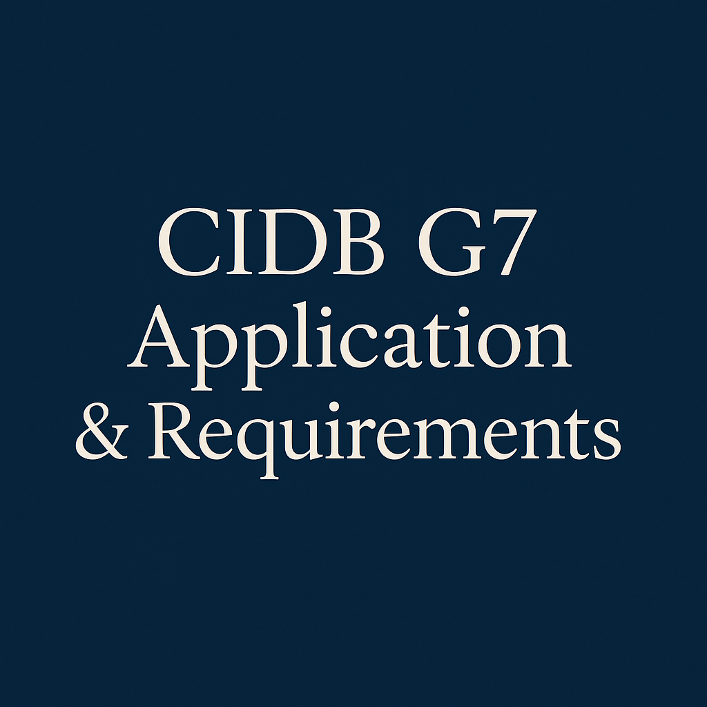 What Is CIDB G7? Complete Guide, Requirements & Registration Process ...